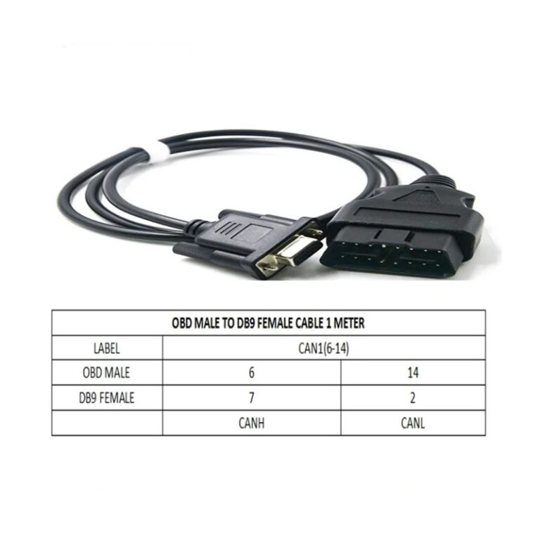 16 Pin OBD Cable to VGA DB9 Pin Female ST-SOC-601B