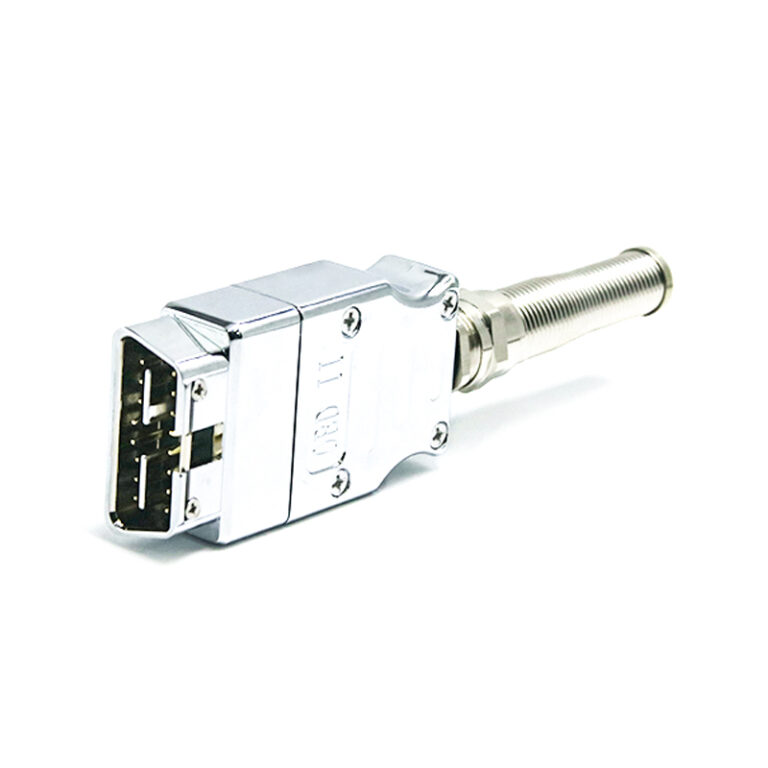Alloy Metal OBD Connector Male 16 Pin ST-SOM-101S