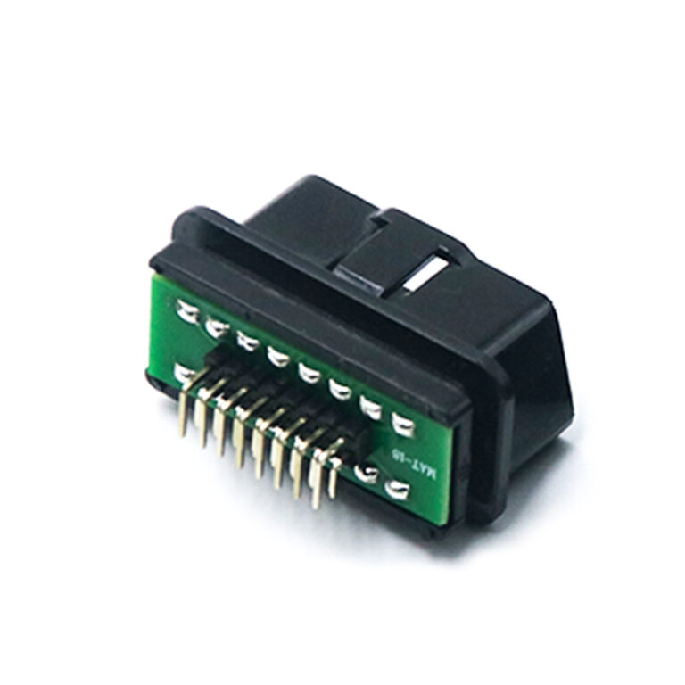 Right Angle OBD Connector Male 16 Pin ST-SOM-011A-D