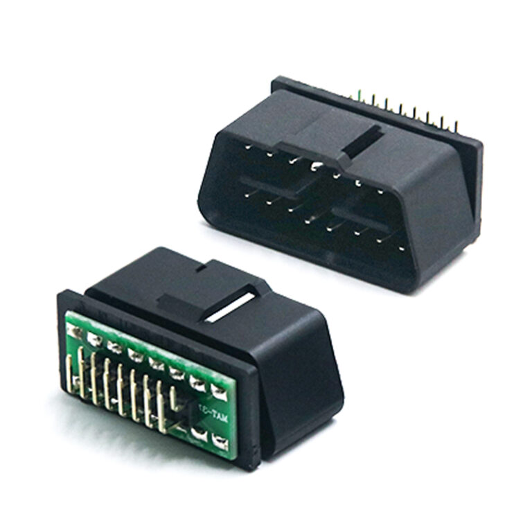 Right Angle OBD Connector Male 16 Pin ST-SOM-014B