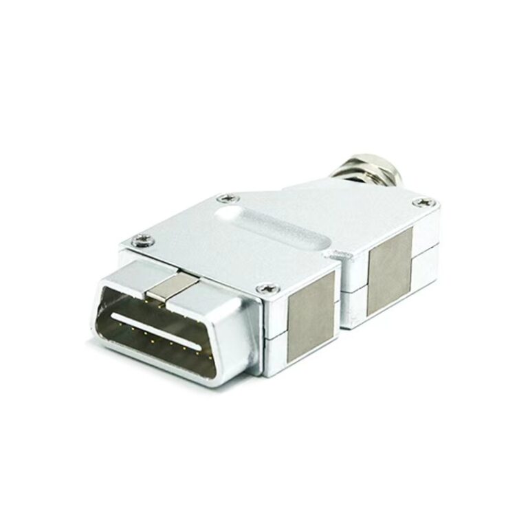 Alloy Metal OBD Connector Male 16 Pin ST-SOM-102H